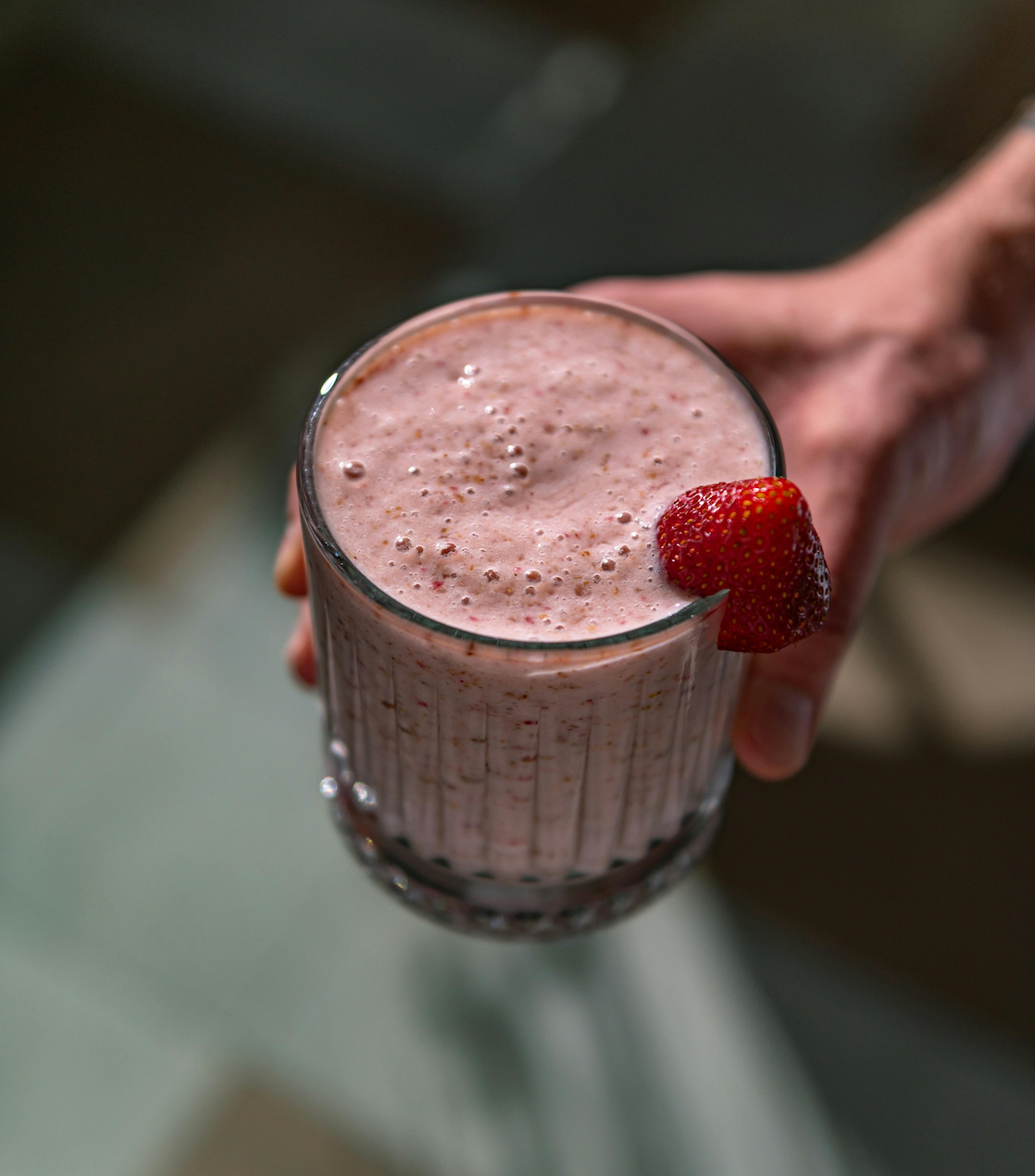 Super Strawberry Smoothie – Power Greens
